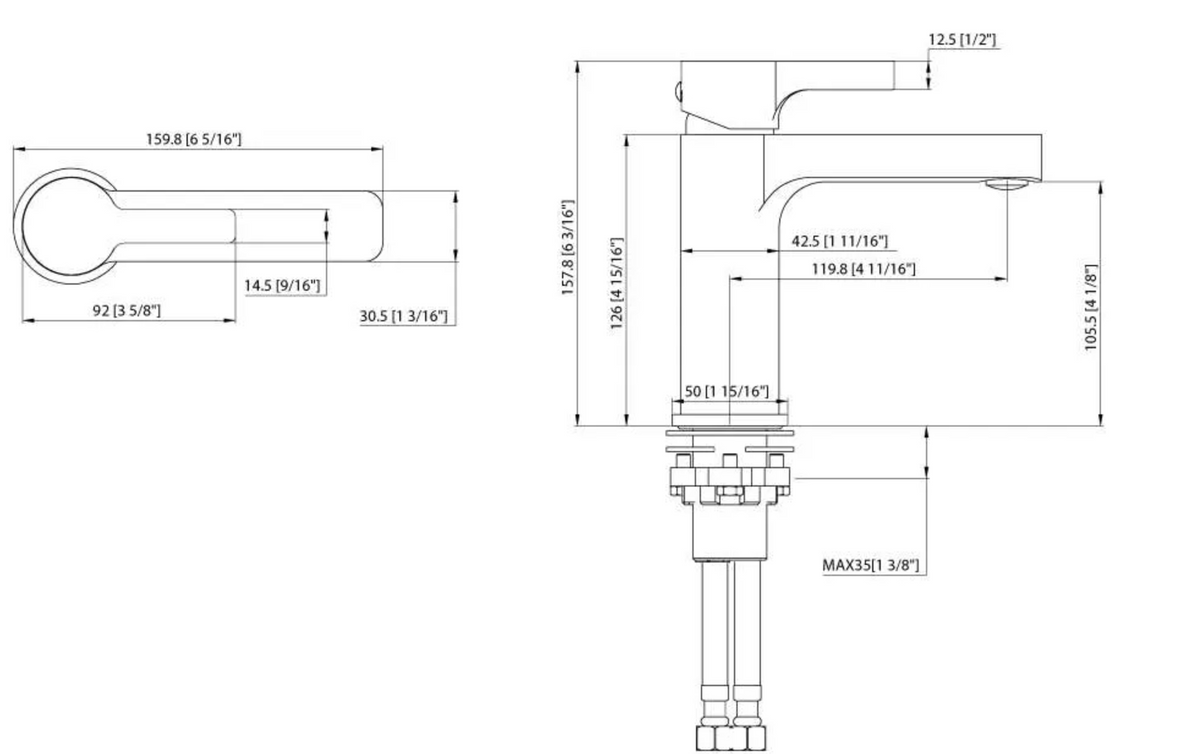Kara Basin Mixer Brushed Nickel – Perth Trade Direct